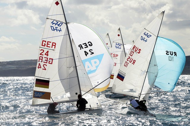 Germany leads in 470 and Spain in Laser Standard | Gran Canaria Sail in ...